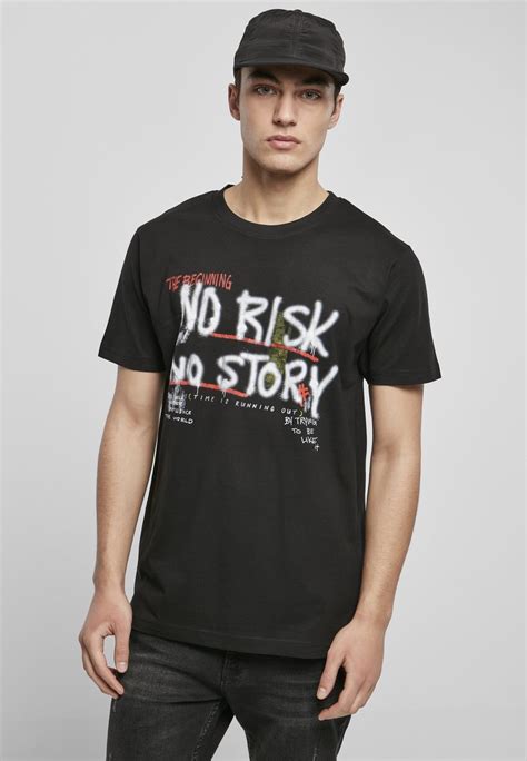 Mister Tee No Risk No Story T Shirt Print Blackschwarz Zalandoch