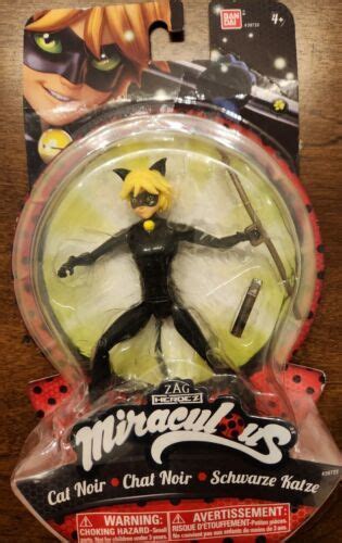 Miraculous Ladybug Cat Noir Doll 55 Action Figure Zag Heroez Bandai