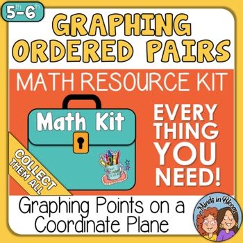 Graphing Coordinates Ordered Pairs On Coordinate Plane Math Kit