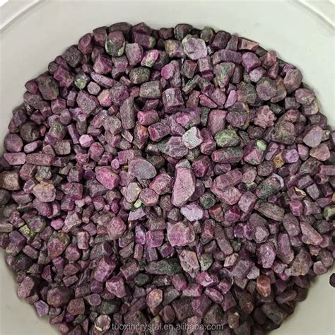 Wholesale Natural Rock Red Ruby Gemstone Rough Raw Uncut Rubies Crystal Rough Corundum Stones