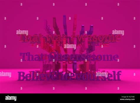 Cgi Typography Keywords Cloud Motivation Related Decorative Illustrations For Design