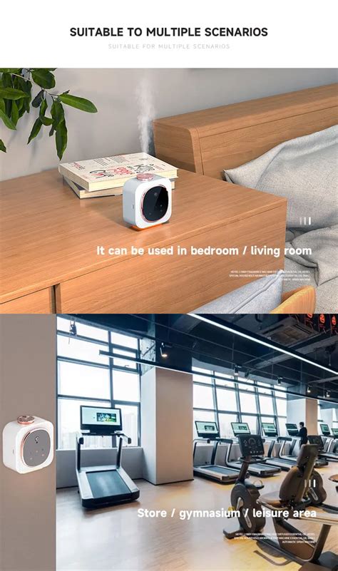 Smart Light Sensing Essential Oil Diffuser Portable And App Free