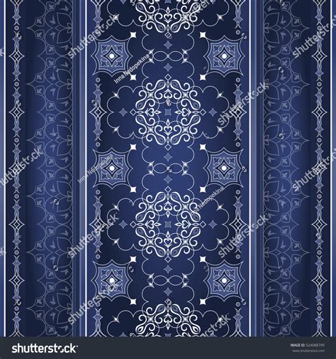 Vector Line Art Seamless Border Design Stock Vector Royalty Free 524088799 Shutterstock