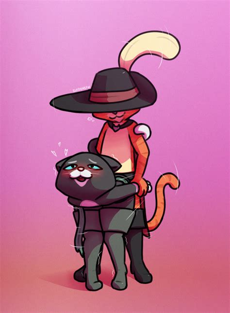 Rule 34 Anthro Belt Black Body Black Fur Blue Eyes Blush Boots Cape