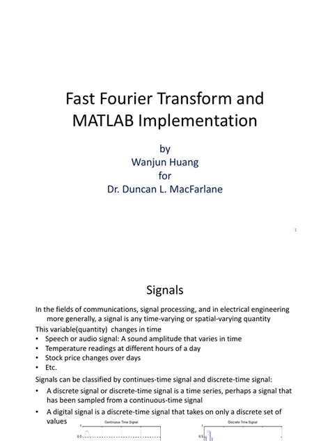 fftandmatlab wanjun huang download free pdf discrete fourier