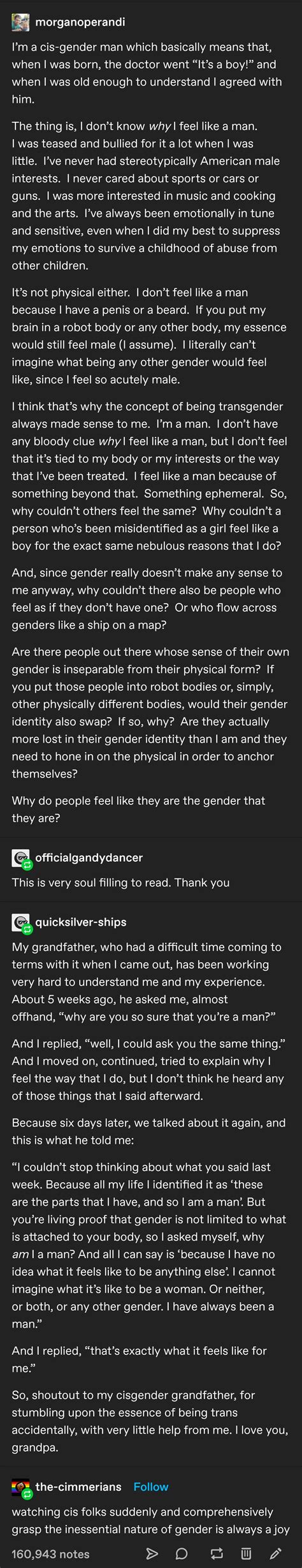 A Cis Perspective On Gender R CuratedTumblr