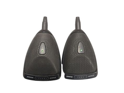 2 Shure Mx392c Microflex Cardioid Condenser Microphones Cord Not