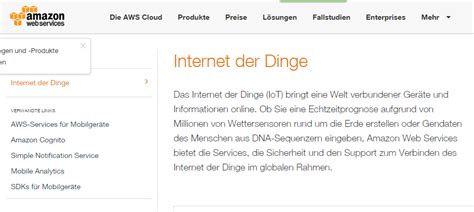Amazon Web Services Stellt Aws Iot Vor Line Of Biz