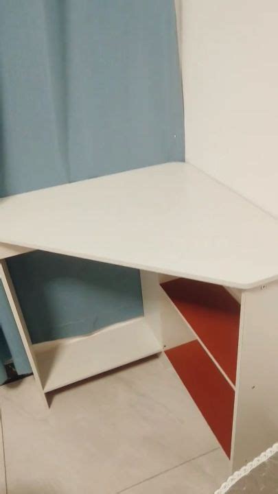Corner Desk Office Table Triangular Learning Desk Computer Desk