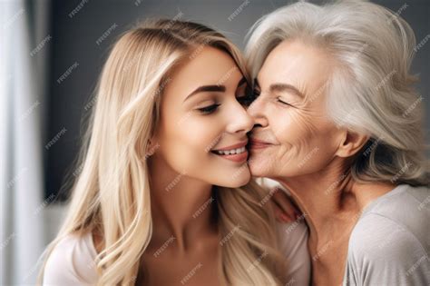 Shot Of An Affectionate Mother And Daughter Created With Generative Ai