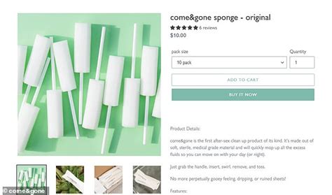 Women Can Now Buy A Special Post Sex SPONGE That Quickly Mops Up Excess Fluids Daily Mail Online