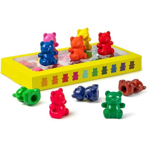 Crayones De Cera 3d Con Forma De Oso A Partir De 1 Año Crayones De