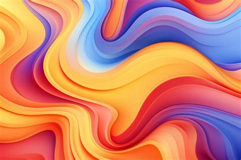 Premium Photo D Colorful Dynamic Fluid Wave Abstract Background