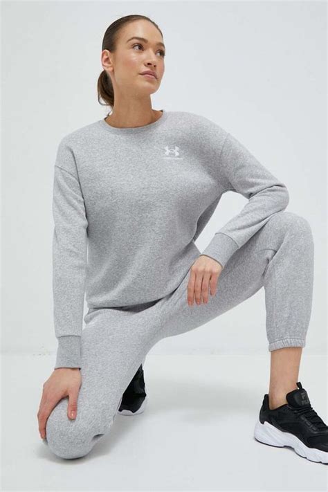Суичър Under Armour в сиво с изчистен дизайн Answearbg