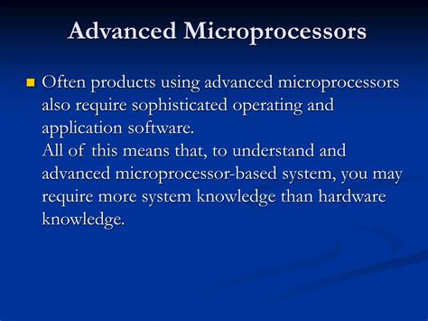 Ppt Advanced Microprocessors Powerpoint Presentation Free Download