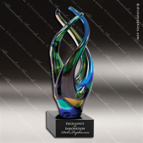 Glass Art Trophy Awards