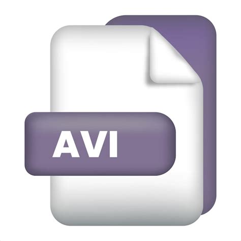 Premium Vector Avi File Format Icon Isometric Illustration Of Avi