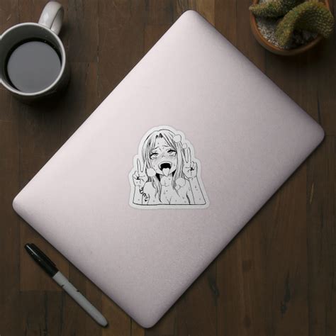 Ahegao Face Ahegao Face Sticker Teepublic