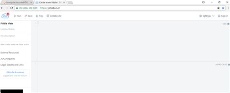 jsfiddle pour tester le code tester code par ellyse page 1