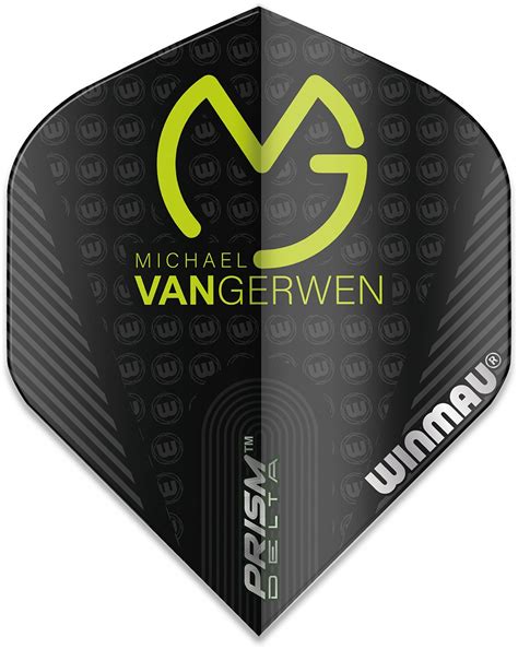 Plumas Winmau Michael Van Gerwen Prism Delta Black