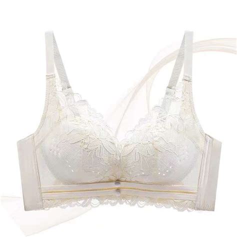 Ywdj Full Coverage Bras For Women Wide Straps Push Up No Wire Comfort
