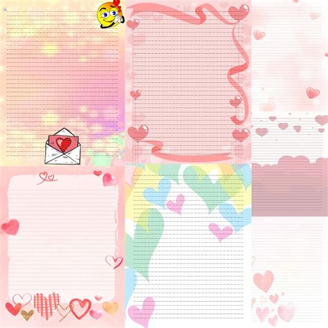 Hojas Para Escribir Cartas De Amor Para Imprimir Arte En Papel