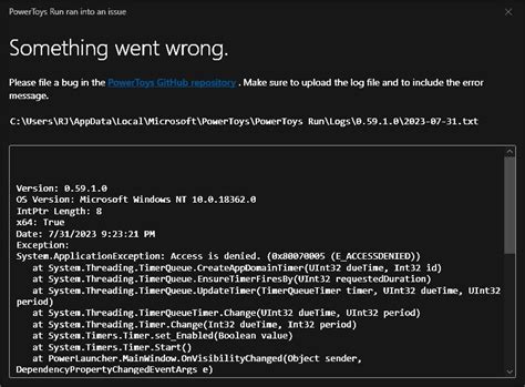 Installed Realtek Control Panel 2 Files In Startup Folder And Just Got This Power Toys Error