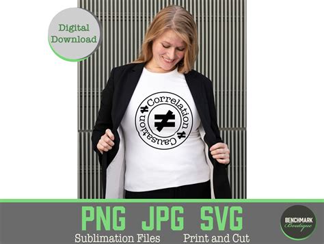 Correlation Is Not Causation Svg Science Teacher Gift Etsy