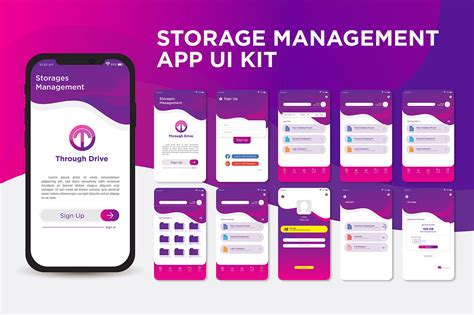 UI KIT STORAGE MANAGEMENT On Behance