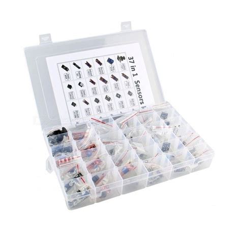 Kit De 37 Sensores Y Actuadores Para Robtica Y Arduino Moviltronics