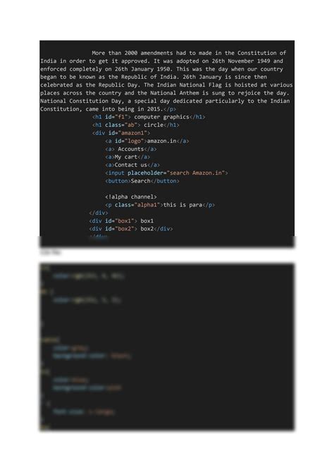 Solution Html And Css Exaplaination In Detail With Code And Output
