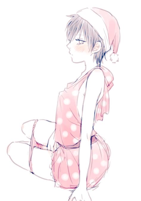 Rule 34 Alternate Costume Blush Christmas Outfit Female Female Only