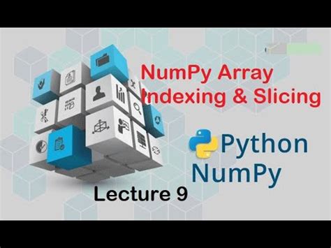 9 Numpy Array Indexing And Slicing Numpy Tutoral For Beginners YouTube