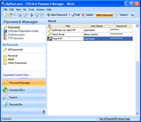 Efficient Password Manager 다운로드