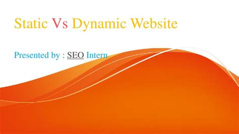 PPT Static Vs Dynamic Website PowerPoint Presentation Free Download ID 7622043