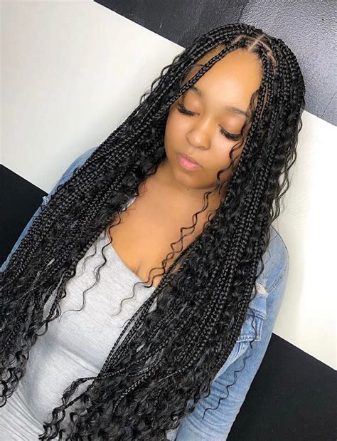 Boho Knotless Braids Blueprint Hair Academy
