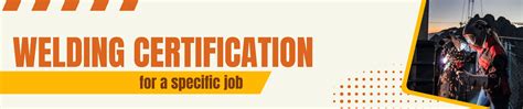 Welding Certification Types
