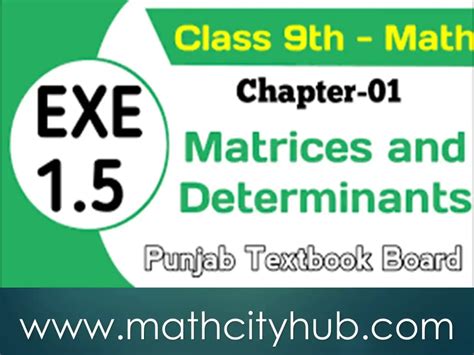 Exercise 1 5 Multiplicative Inverse A Of Matrices Math City Hub