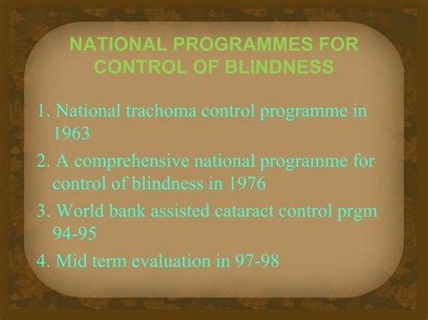 Blindness Ppt