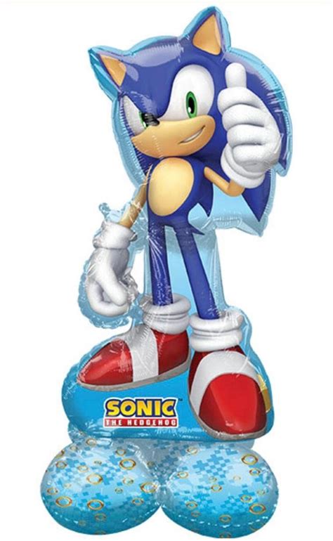 Sonic The Hedgehog 53 Balloon Air Fill Only Airloonz Birthday Party