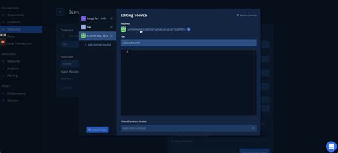 Editing Contract Source Tenderly Documentation