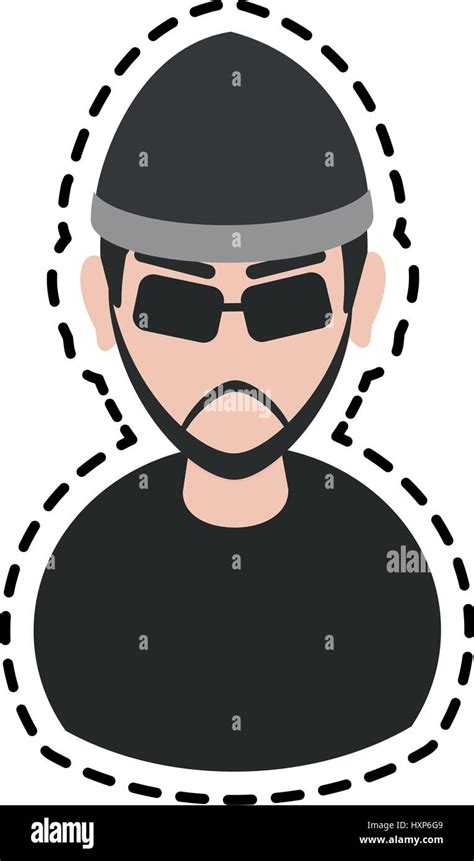 Hacker Man Icon Stock Vector Image And Art Alamy