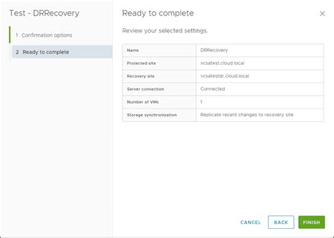 Testing A Disaster Recovery Plan With Vmware Site Recovery Manager Srm 8 1 Virtualization Howto