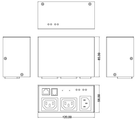 2 Port Switched Elite Series Pdu 8 Iec C13 Output And 1 Iec C14 Inpu
