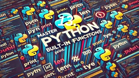 🔍 Unlock The Power Of Pythons Built In Functions For Efficient Coding 💻 Ahmad Adnan Bsis
