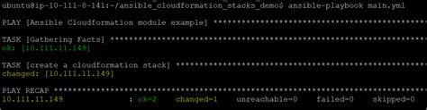 how to manage iac with ansible cloudformation in aws
