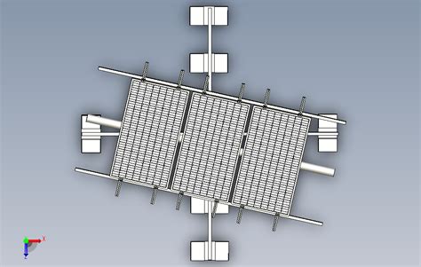 双轴太阳跟踪器 Step 模型图纸下载 懒石网