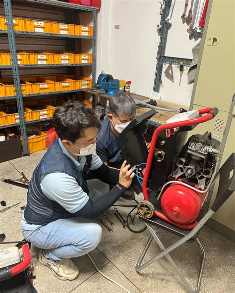 다한기술 다한 기술력의 끝은 어디까지 독일 최첨단 장비도 직접 수리해보리기🤜 열일하는장비