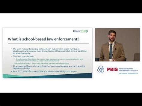 Center On PBIS Video PBIS Forum 2019 The Role Of SRO Within A PBIS Framework