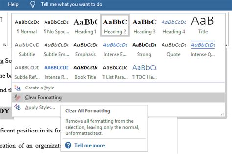 How To Remove Header And Heading Styles In Word Software Accountant How To Remove Header And Heading Styles In Word Software Accountant